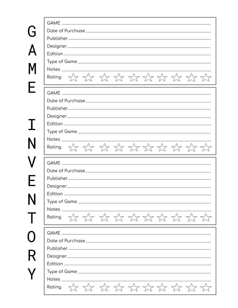Game Night Tradition – Board Game Journal – Learn New Games